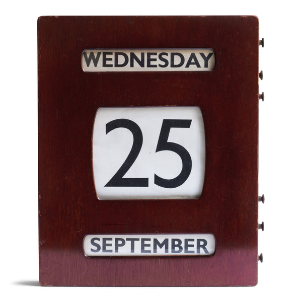 Vintage Post Office Perpetual Calendar – A G Hendy & Co Homestore