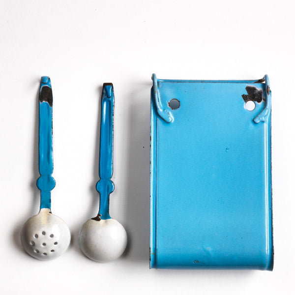 Antique Miniature Enamel Utensil Rack – A G Hendy & Co Homestore